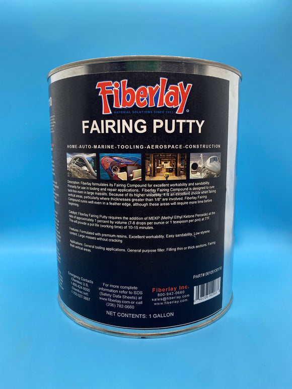 FAIRING PUTTY/FILLER GROUND FIBER -WHITE GALLON | spectrumcolor.com