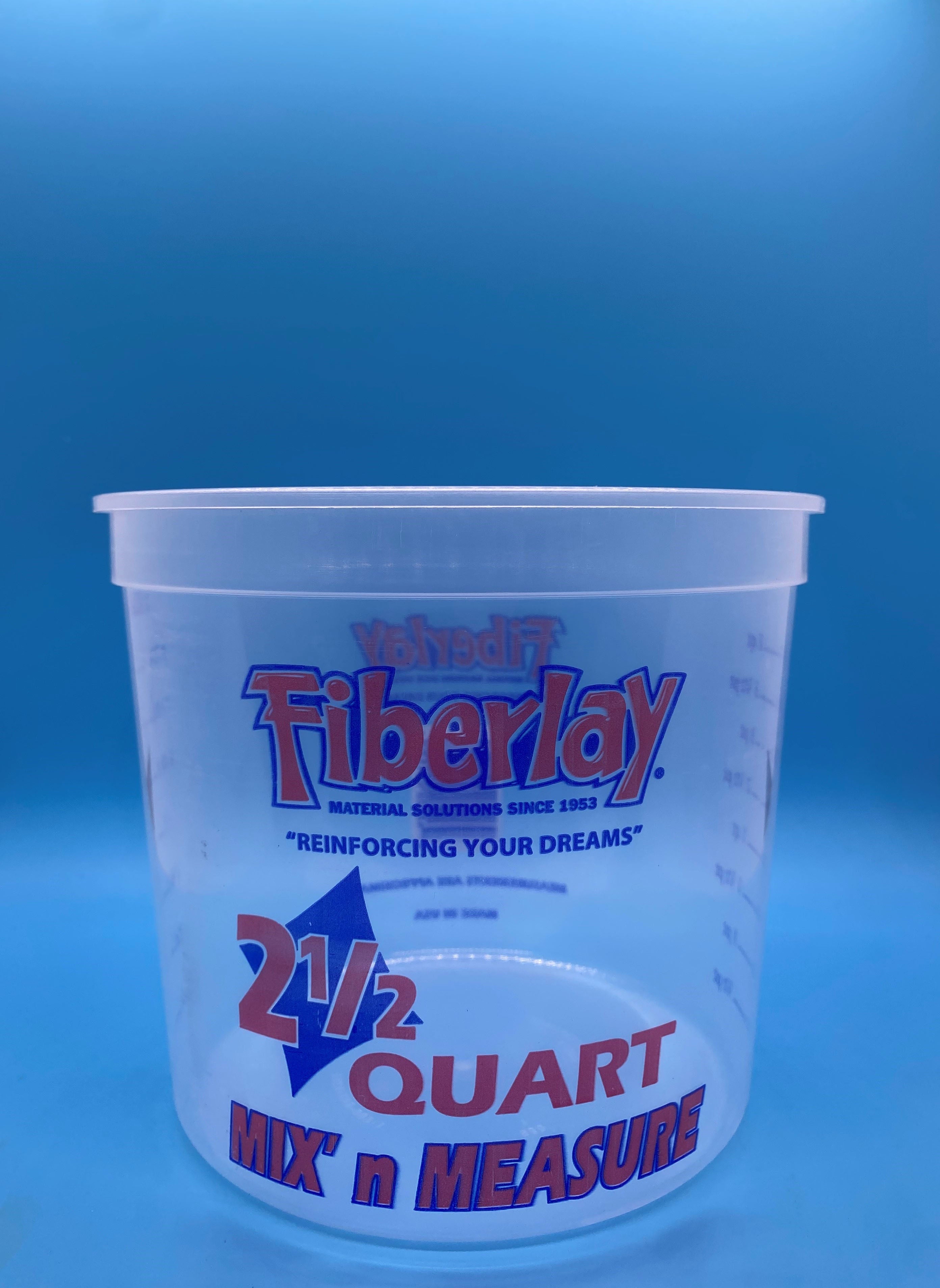 MEASURING BUCKETS - 2.5 QUART CASE (50) – spectrumcolor.com
