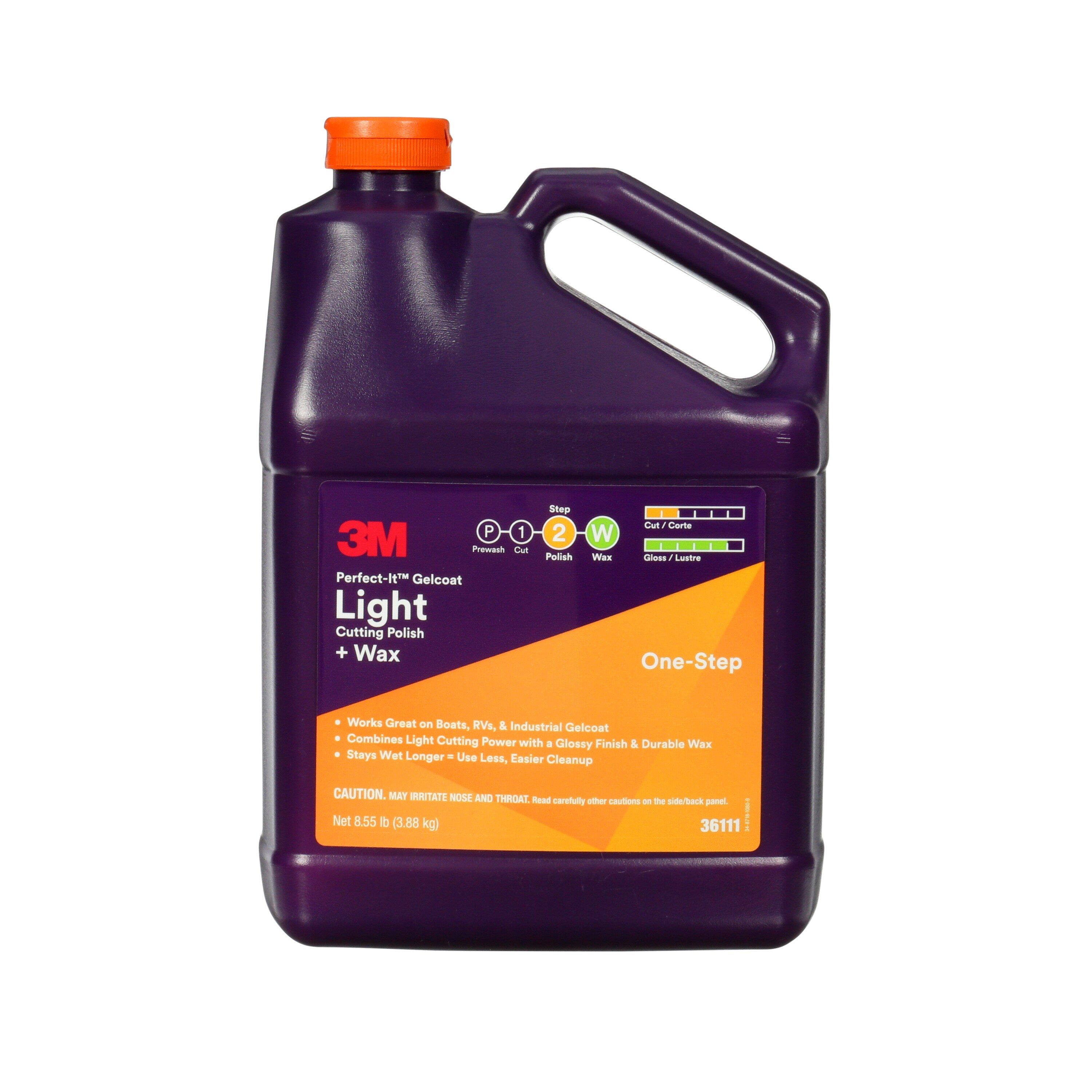 3M™ Perfect-It™ Gelcoat Light Cutting Polish + Wax, 36111, 1 gallon ...